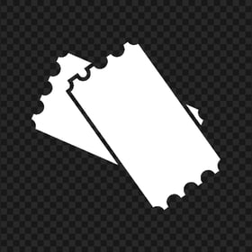 Transparent HD White Outline Ticket Pass Icon | Citypng