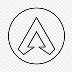 HD Round White Apex Legends Logo Symbol PNG | Citypng