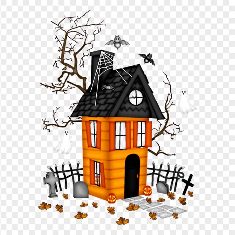 HD Jack Skellington Haunted House Cartoon Illustration PNG | Citypng