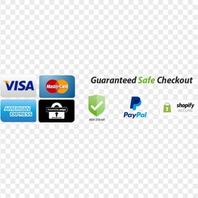 Guaranteed Safe Checkout Payment Icons Shopify | Citypng