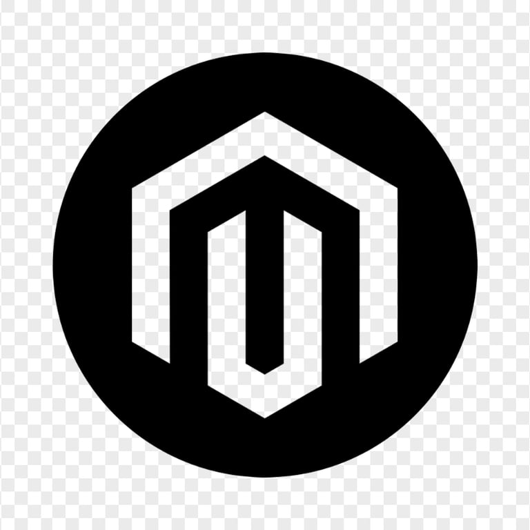 Magento Round White Logo Icon | Citypng