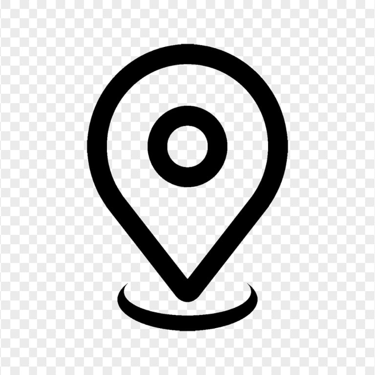 Address Location Map Black Icon Symbol Download PNG | Citypng