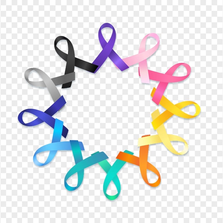World Cancer Ribbons Logo Transparent PNG | Citypng