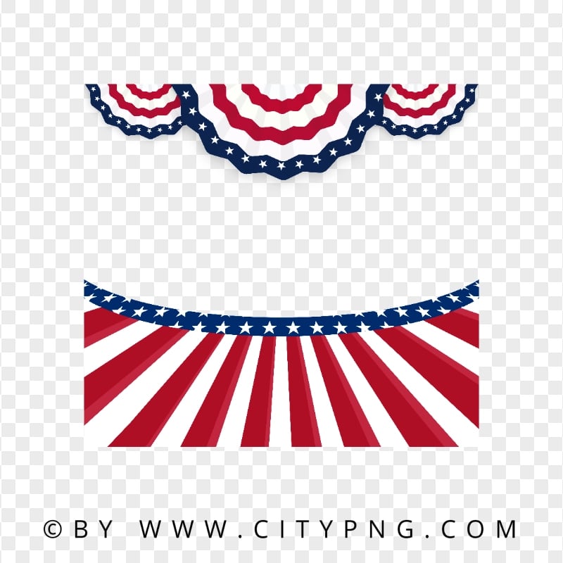 American Flag Bunting Abstract Background PNG | Citypng