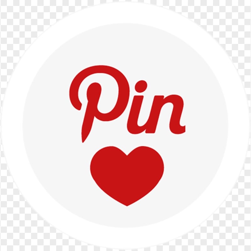 Love Pin Pinterest Round Icon | Citypng