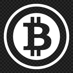 HD Black Round Btc Logo Icon PNG | Citypng