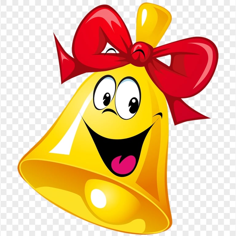 HD Yellow Bell Cartoon Character PNG | Citypng