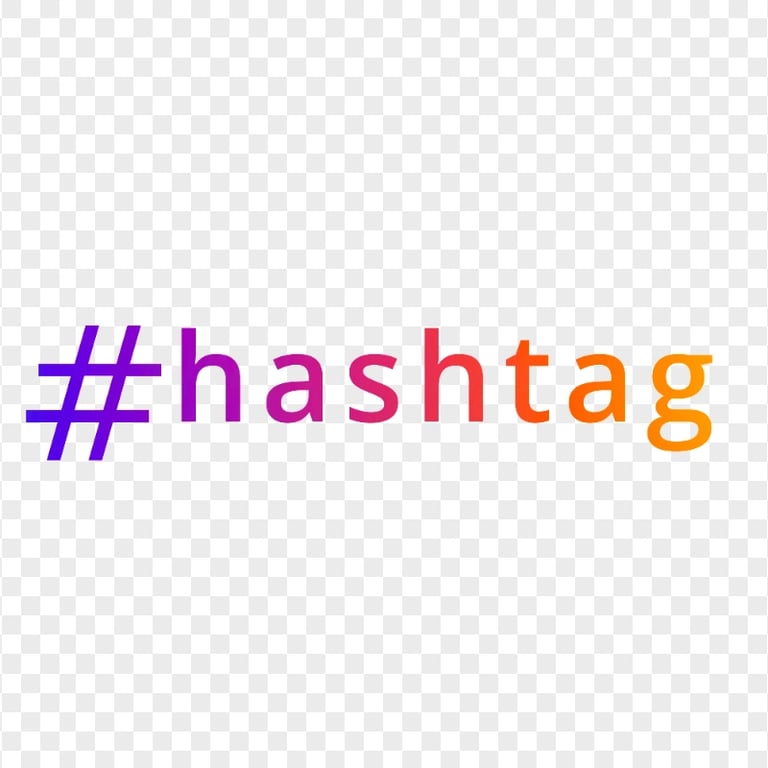 Instagram Social Media Hashtag # Word Text | Citypng
