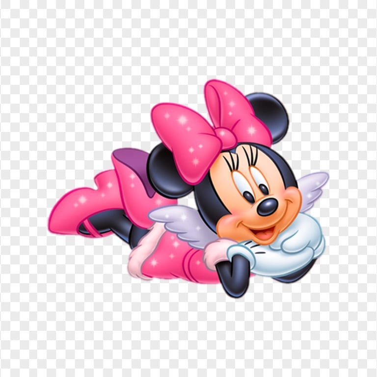 HD Minnie Mouse Laying Down Transparent PNG | Citypng