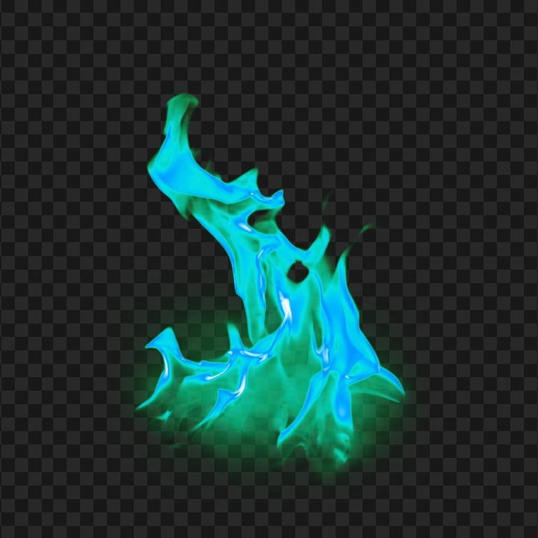 Blue Fire Flame Aura Sparks Effect FREE PNG | Citypng