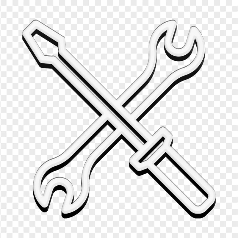 PNG Tools White Icon | Citypng