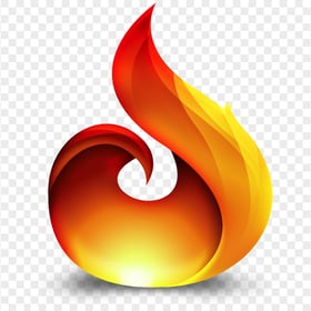 Transparent HD Fire Flame Creative Logo | Citypng