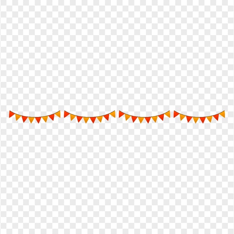 Pennant Bunting Border PNG | Citypng