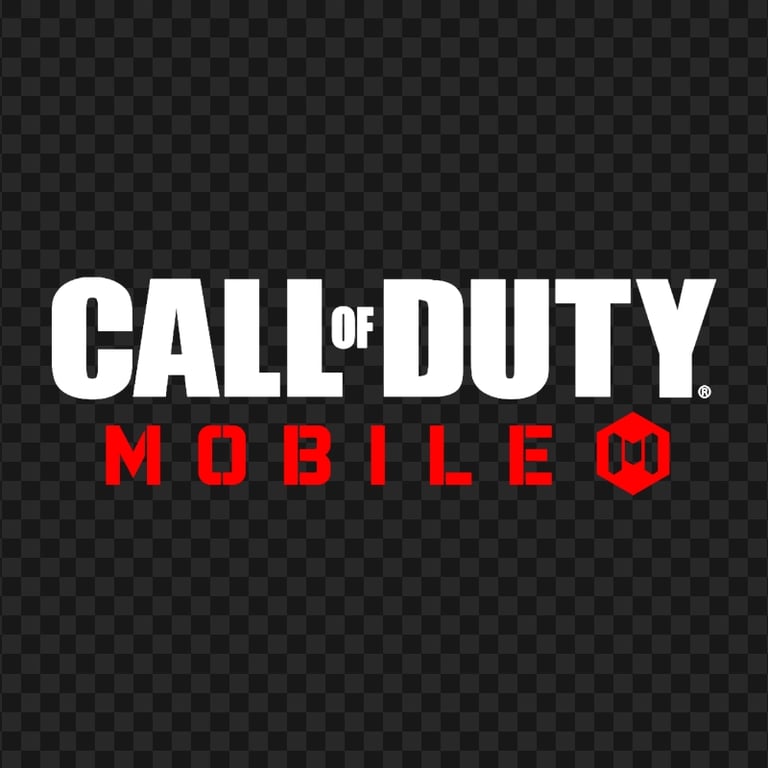 HD White & Red Call Of Duty Mobile COD Game Logo PNG | Citypng