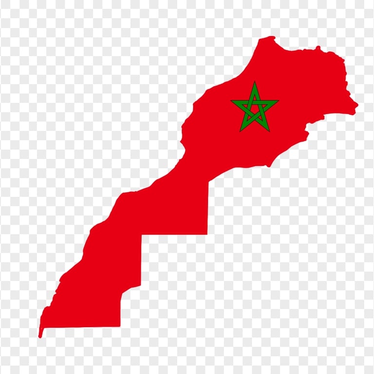 Download Morocco Map PNG | Citypng