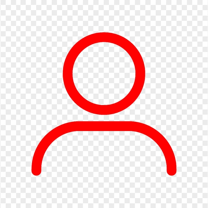 Red User Member Guest Icon PNG Image | Citypng