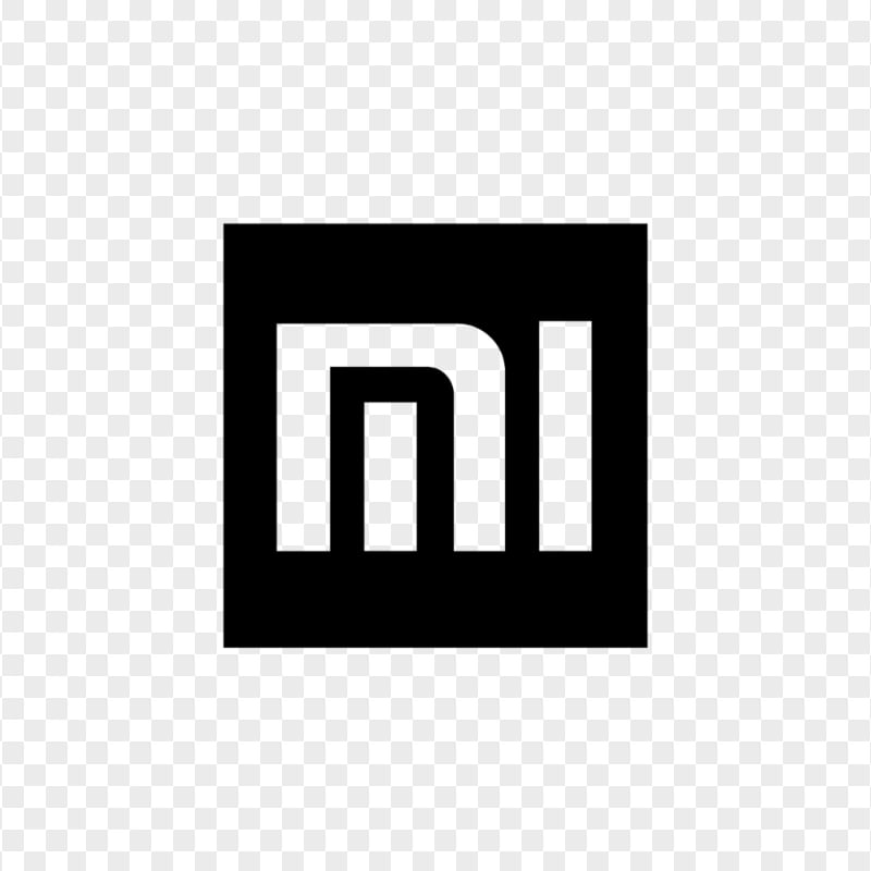 Black Outline Square Mi Xiaomi Symbol Logo Icon | Citypng
