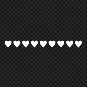 HD White Hearts Free Pattern Background PNG | Citypng