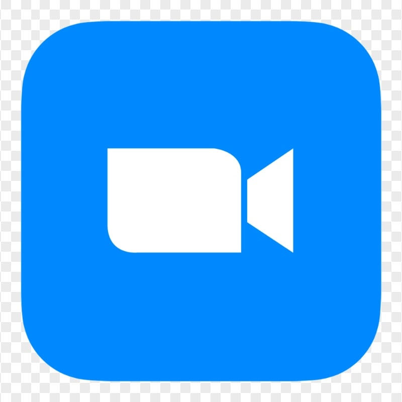 Square Blue Zoom Logo Icon Transparent Background | Citypng