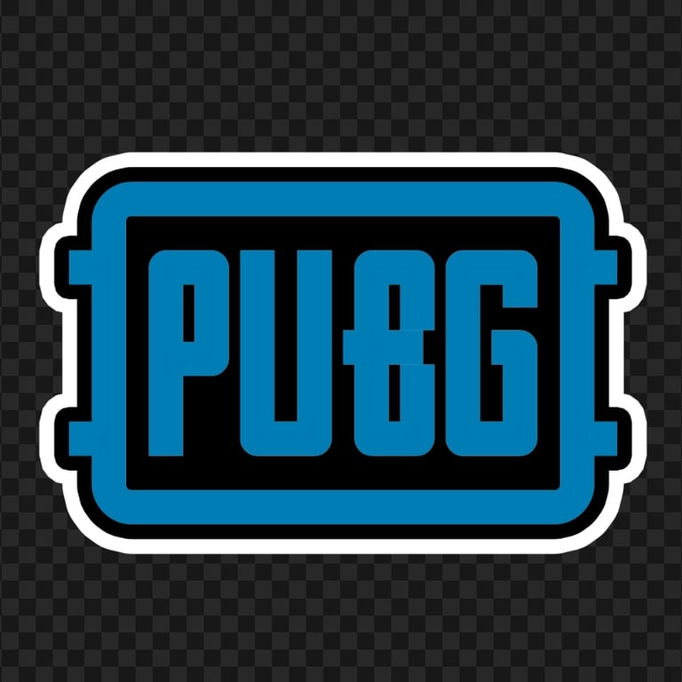 Blue PUBG Logo Stickers | Citypng