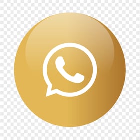 HD Gold Official Whatsapp Wa Watsup Logo Icon PNG | Citypng