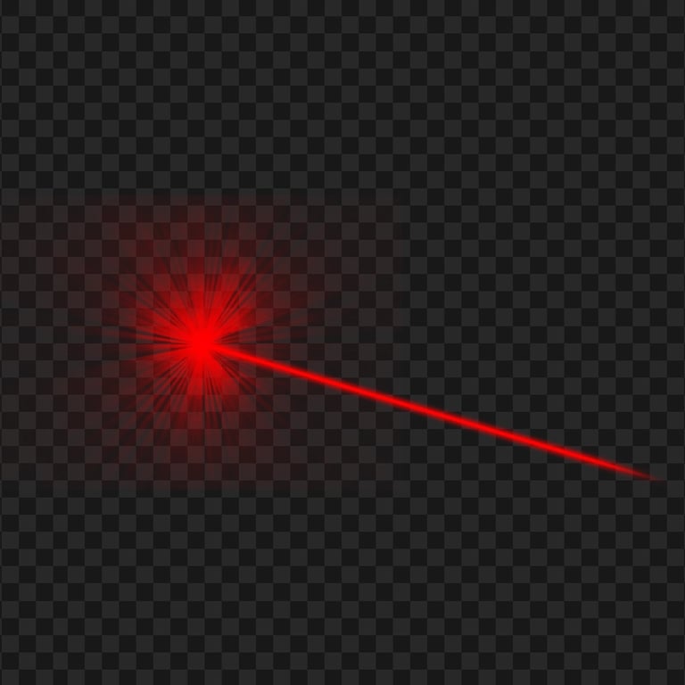 Red Glowing Laser Effect PNG | Citypng