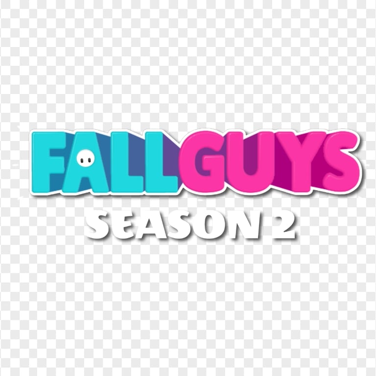 HD Fall Guys Season 2 Horizontal Logo PNG | Citypng