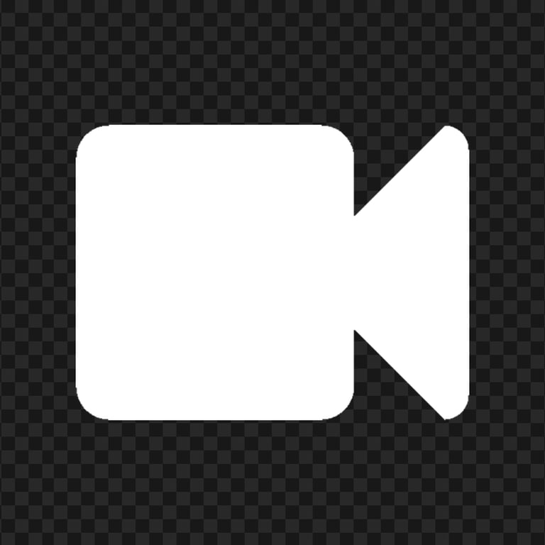 Video Camera White Icon | Citypng
