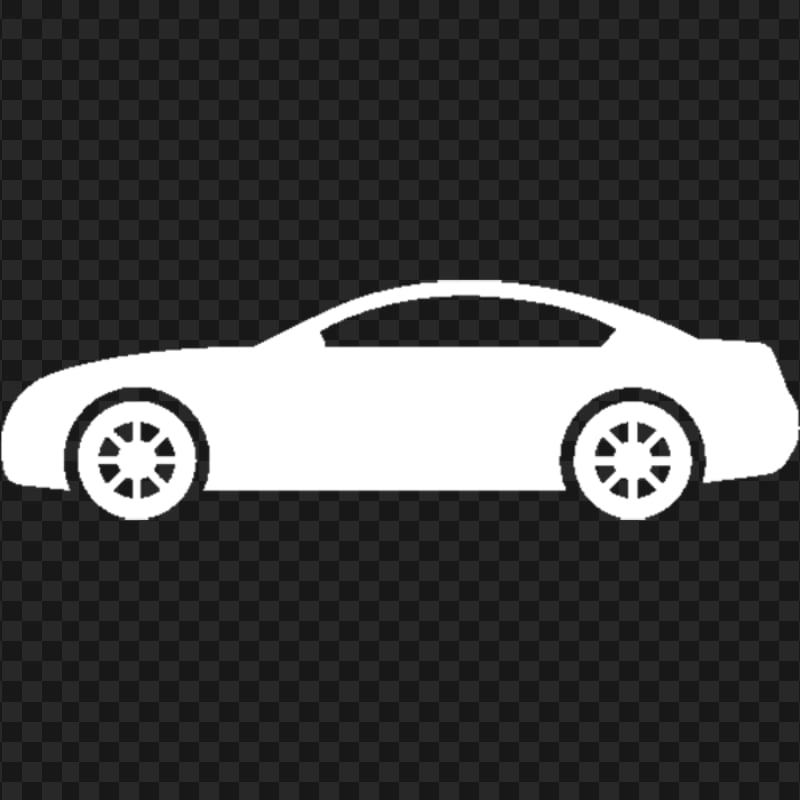 Supercar Sport Car White Icon HD PNG | Citypng