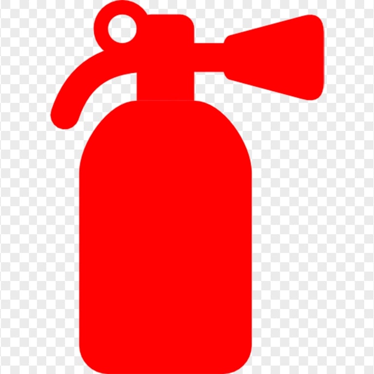 Red Fire Extinguishers Icon Transparent Background | Citypng
