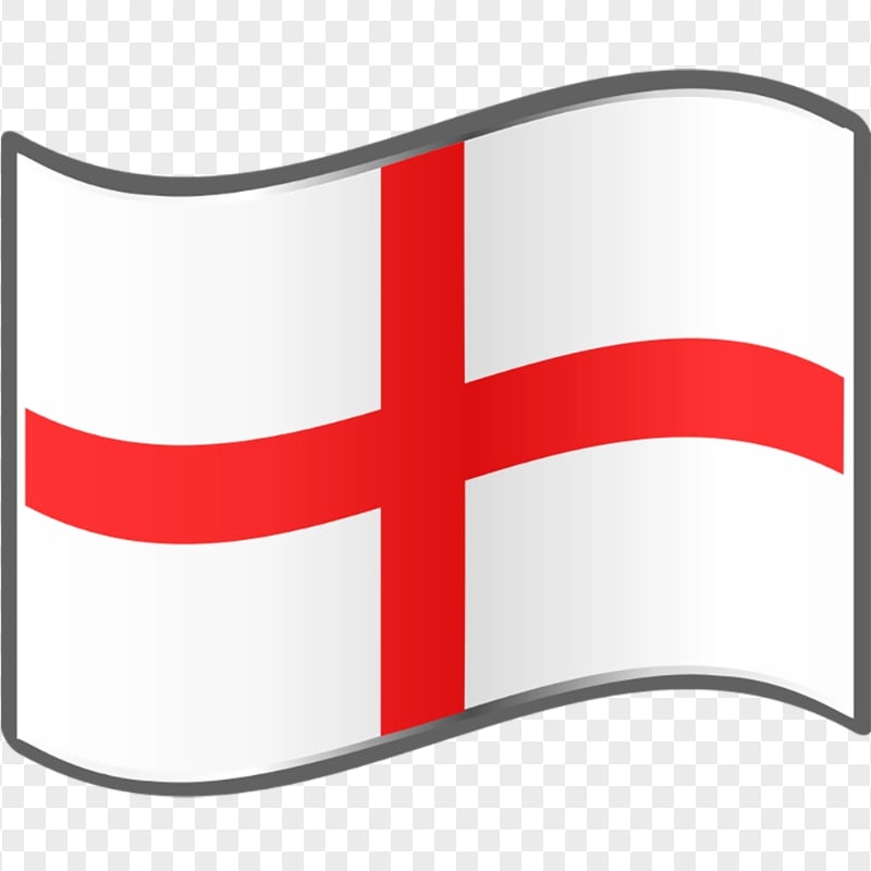 Vector Wavy England Flag Icon PNG | Citypng