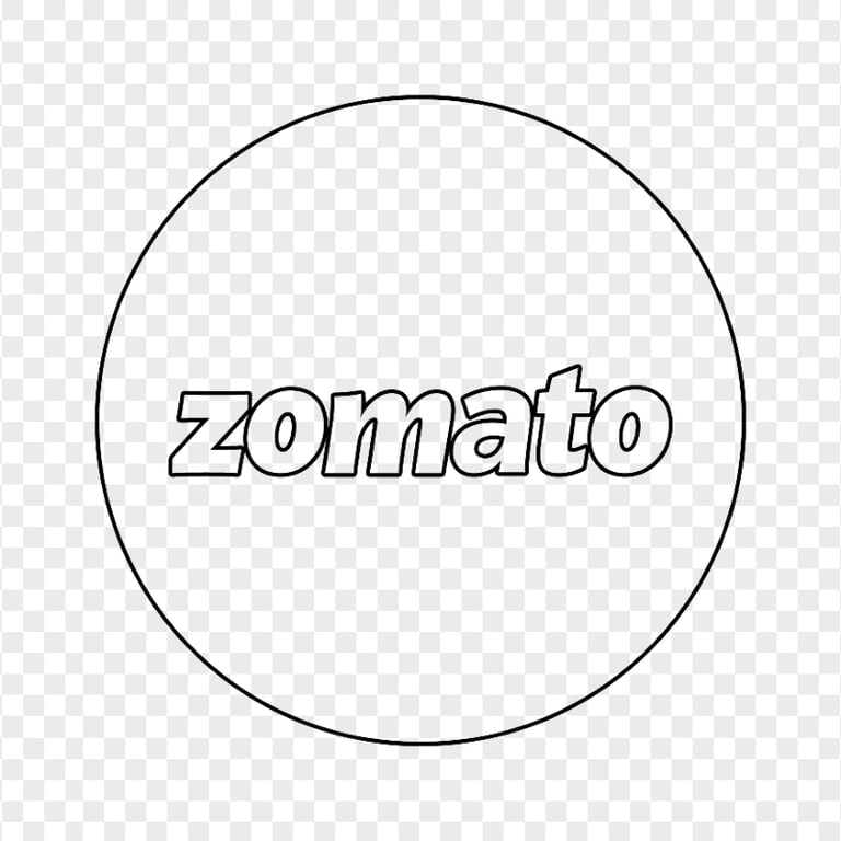 Zomato Outline Logo Icon PNG | Citypng