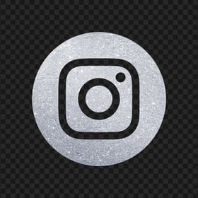 HD Silver Gray Metal Glare Square Instagram Logo Icon PNG | Citypng