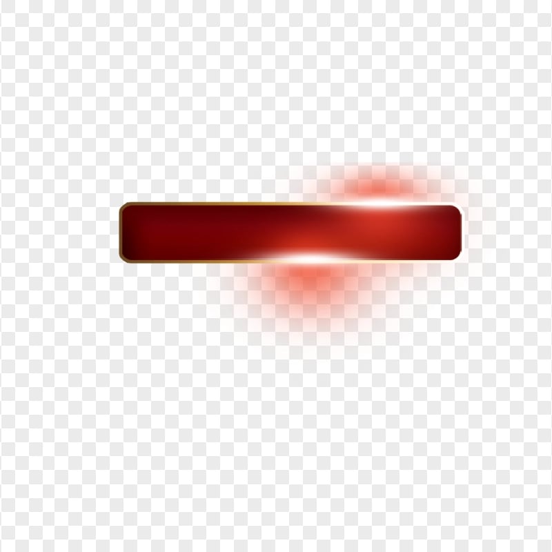 Download Red Glowing Horizontal Button Frame PNG | Citypng