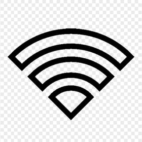 Wireless Wifi Black Logo Icon Transparent PNG | Citypng