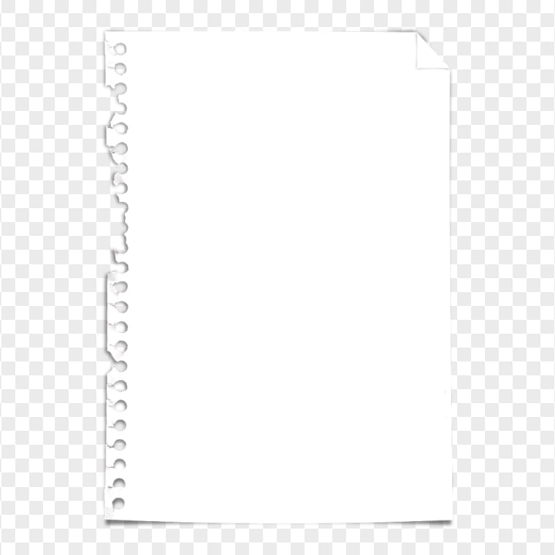 White Real Notebook Paper HD PNG | Citypng