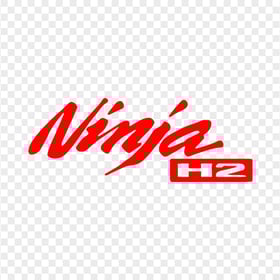 Ninja Kawasaki H2 White Logo Image PNG | Citypng
