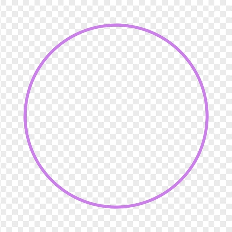 Purple Outline Circle Transparent Background | Citypng