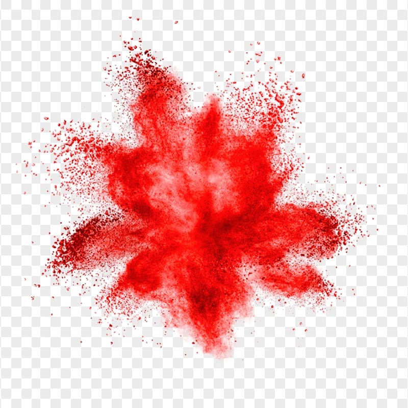 Red Powder Explosion Effect | Citypng