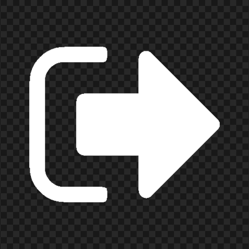 Logout Icon Png White