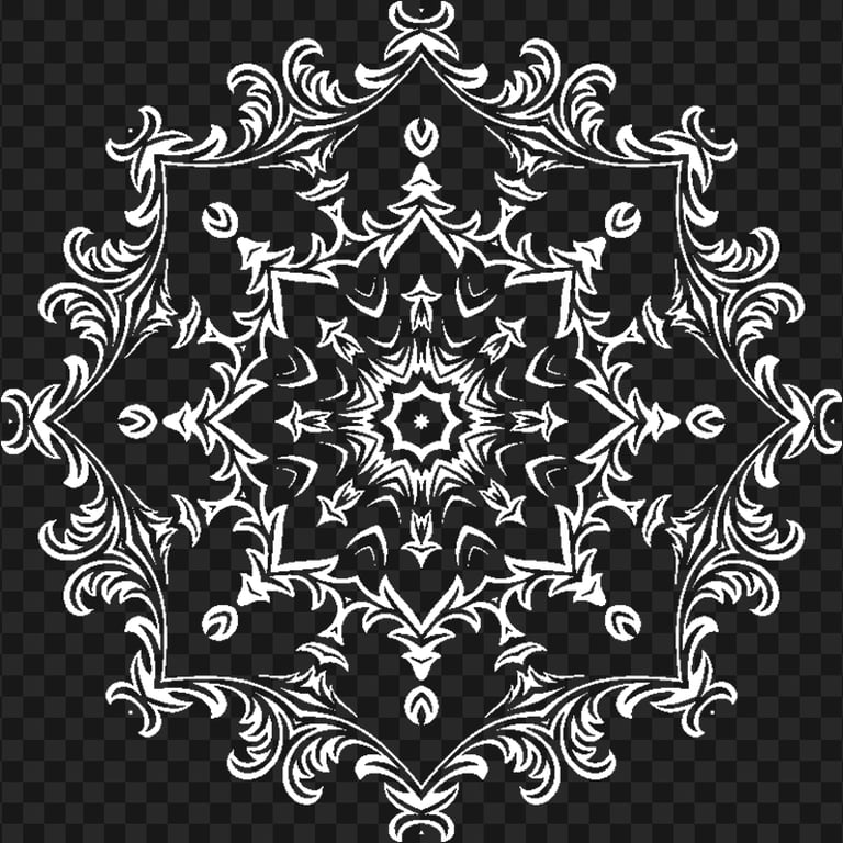 Red Floral Design Motif PNG | Citypng