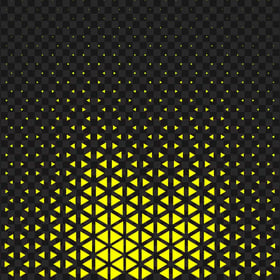 Orange Halftone Triangle Dots Abstract Pattern PNG | Citypng