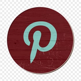 White Round Outline Pinterest Logo Icon | Citypng
