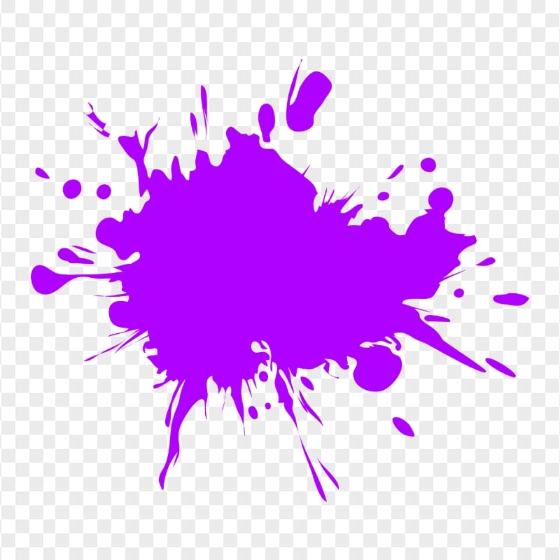 PNG Purple Paint Splash | Citypng