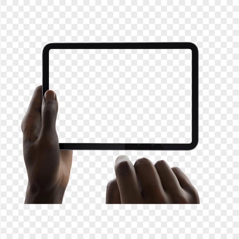 HD iPad Mini On Hand Mockup Transparent Background | Citypng