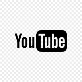 HD Black Vertical Outline Youtube YT Logo Icon PNG | Citypng