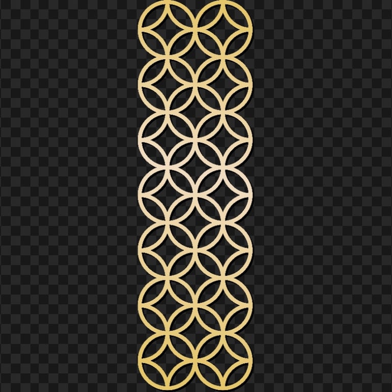 Islamic Arabic Gold Pattern Image PNG | Citypng
