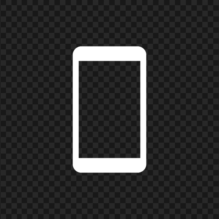 HD White Modern Smartphone Icon Transparent PNG | Citypng