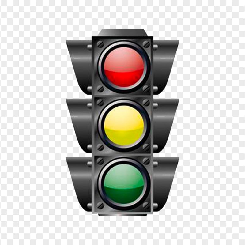 Realistic Black Traffic Light HD PNG | Citypng