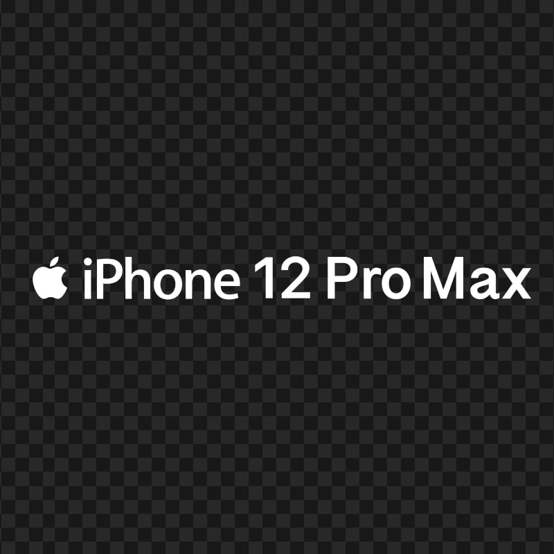 White Apple iPhone 12 Pro Max Logo | Citypng
